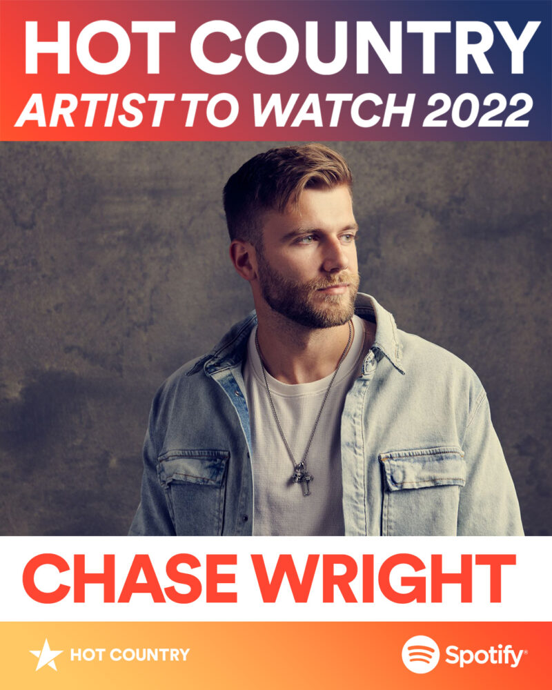 Chase Wright Named A Spotify Hot Country Artist To Watch For 2022 ...